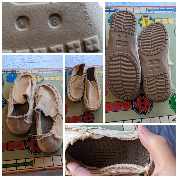 CROCS | Shoes | Crocs Canvas Slip On | Poshmark